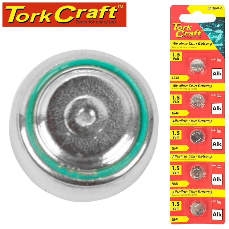 LR44 ALKALINE COIN BATTERY X5 PACK (MOQ 20) - Fallons