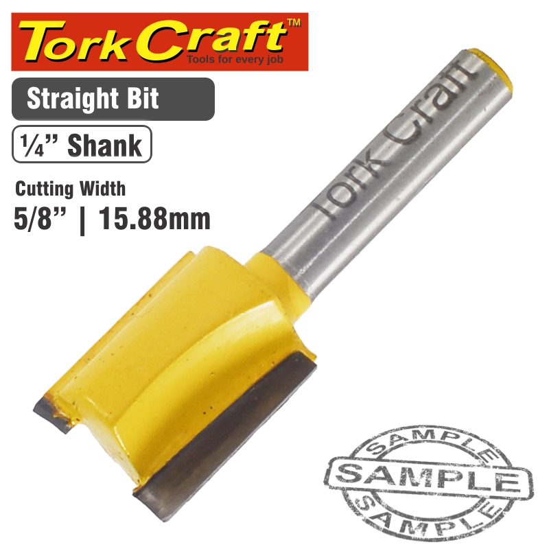 ROUTER BIT STRAIGHT 5/8' (15.88MM) - Fallons