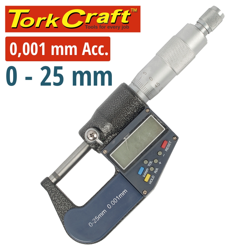 MICROMETER 0-25MM DIGITAL - Fallons