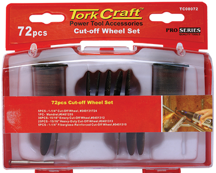 MINI ROTARTY CUT-OFF WHEEL SET 72 PCE - Fallons