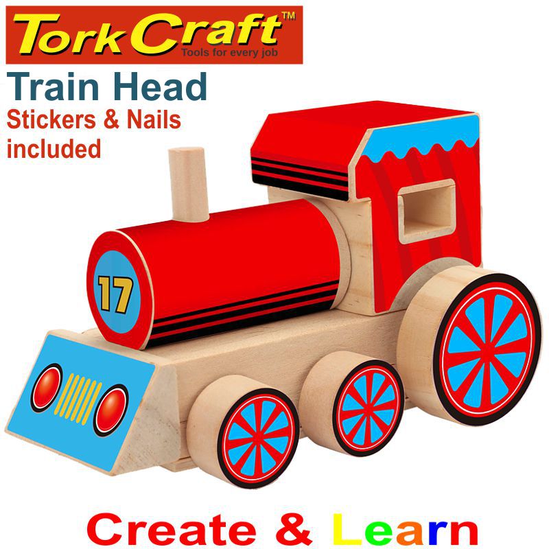 CREATE AND LEARN WOODEN TRAIN HEAD - Fallons